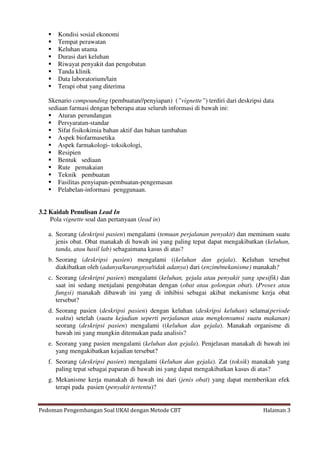 Pedoman pengembangan soal uji cbt farmasi | PDF | Free Download