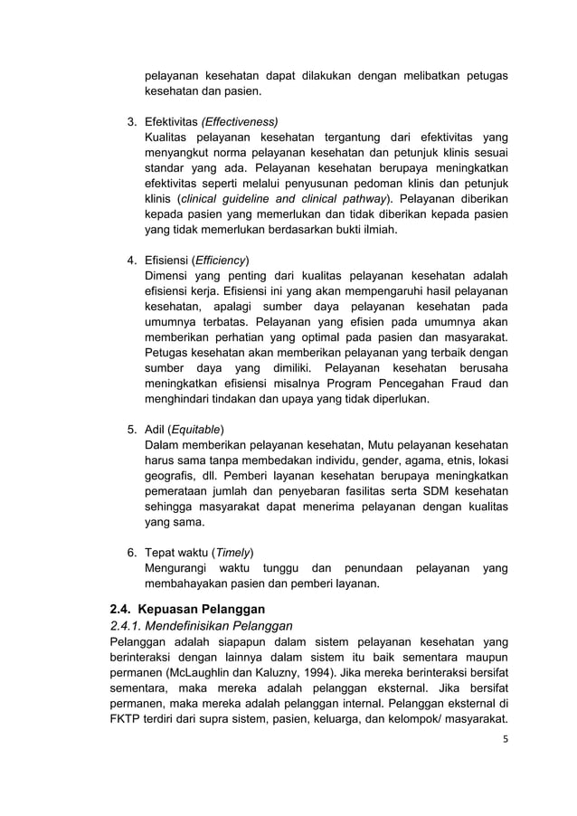 Pedoman pengendalian dan peningkatan mutu di fktp | PDF