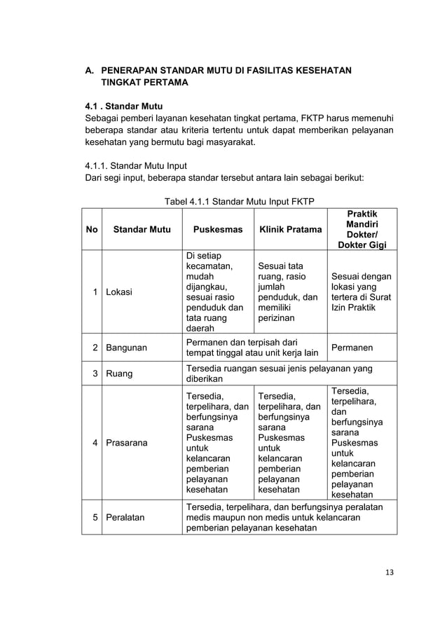 Pedoman pengendalian dan peningkatan mutu di fktp | PDF