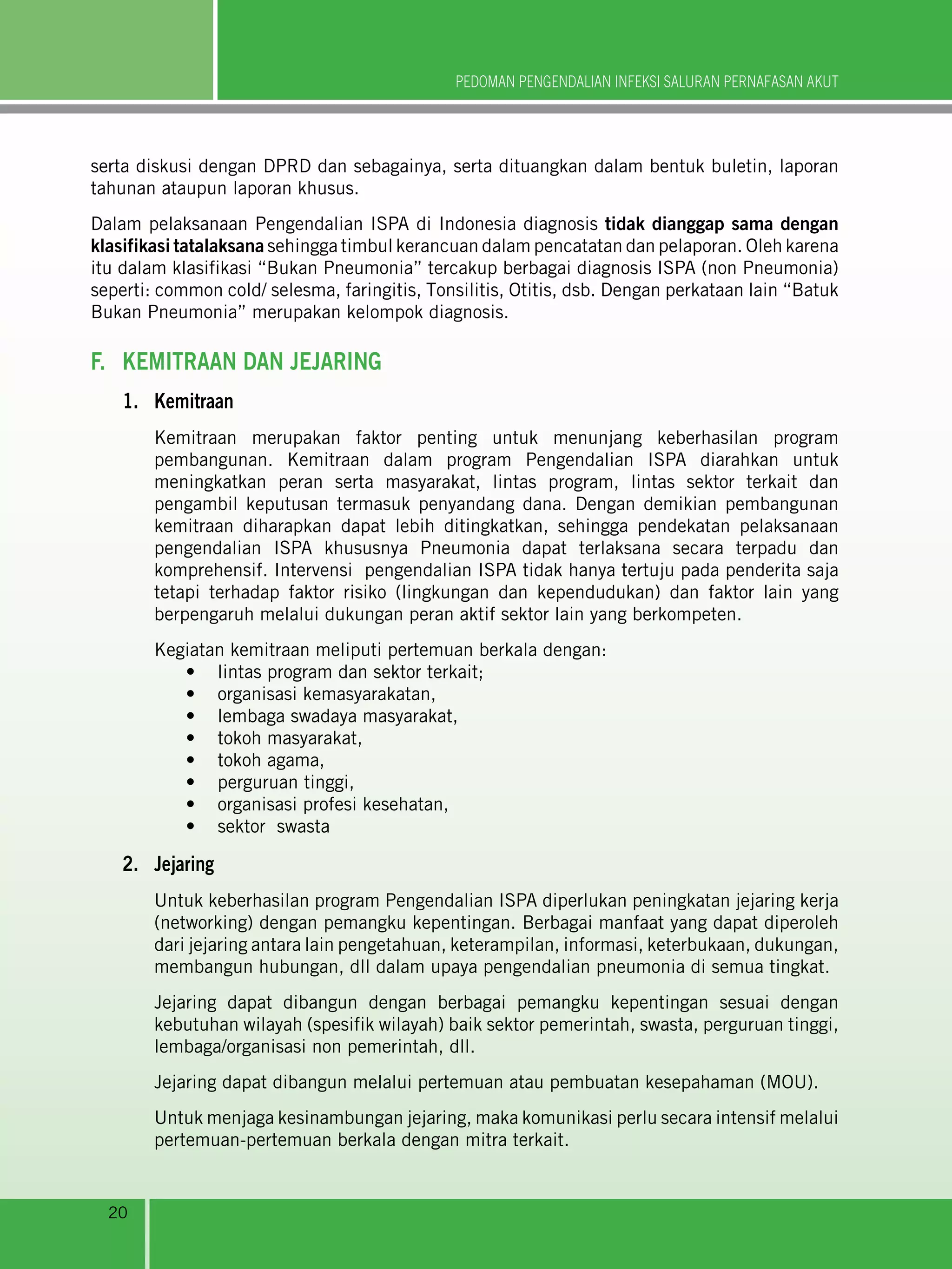 Pedoman pengendalian ispa | PDF