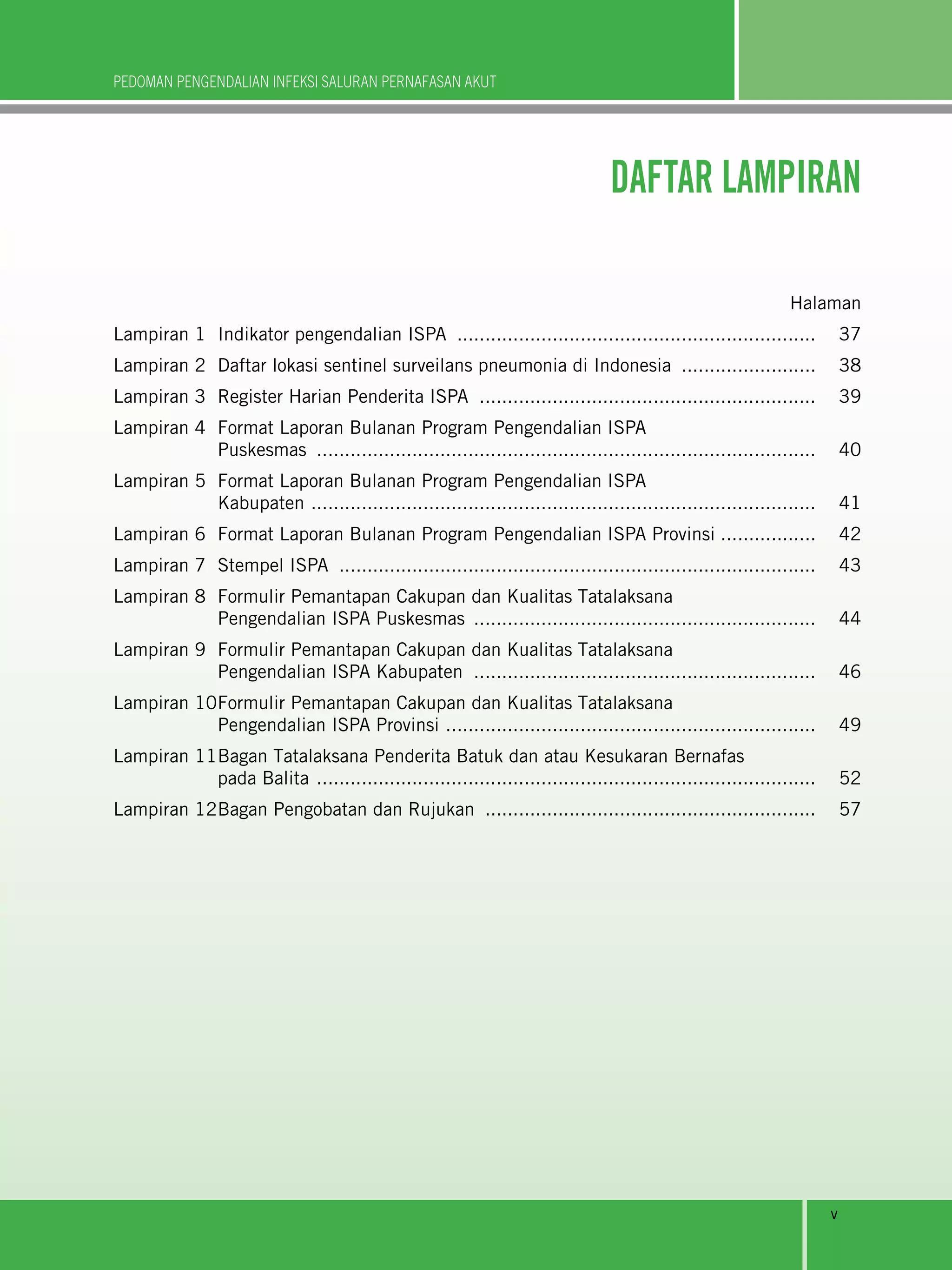 Pedoman pengendalian ispa | PDF