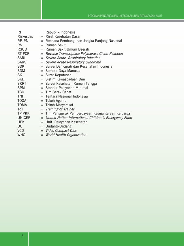 Pedoman pengendalian ispa | PDF