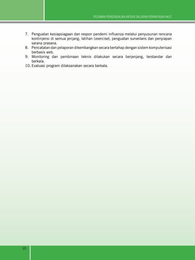 Pedoman pengendalian ispa | PDF