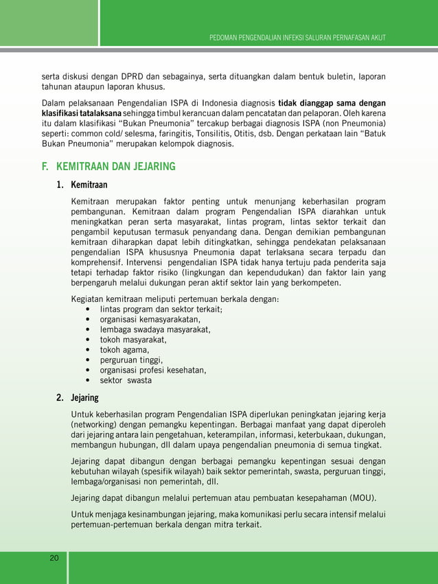 Pedoman pengendalian ispa | PDF