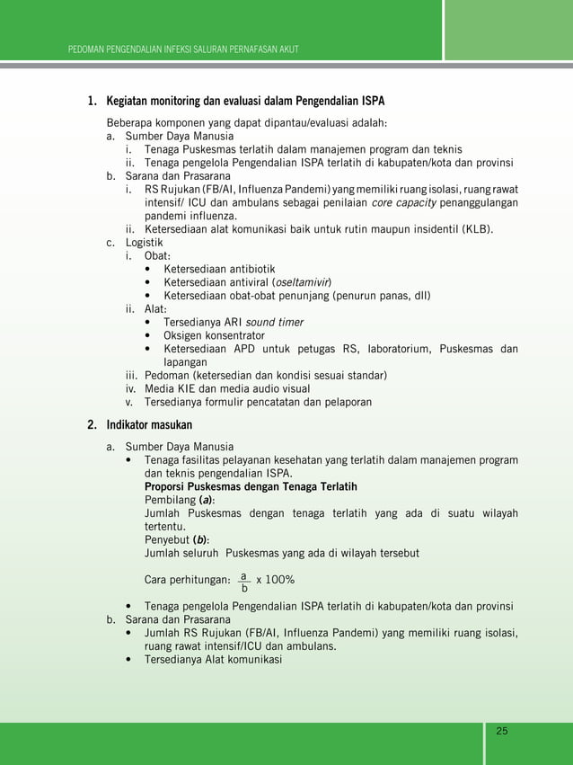 Pedoman pengendalian ispa | PDF
