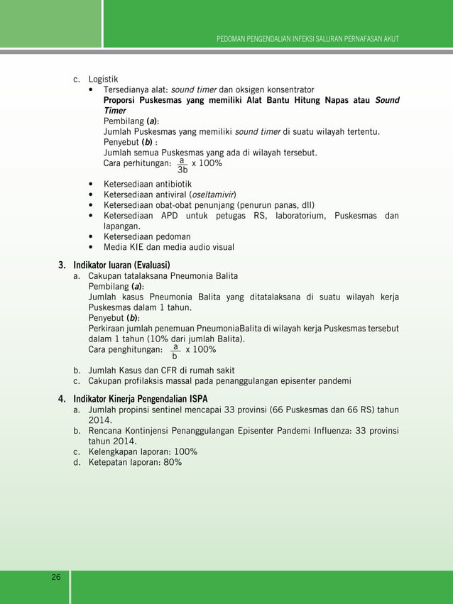 Pedoman pengendalian ispa | PDF