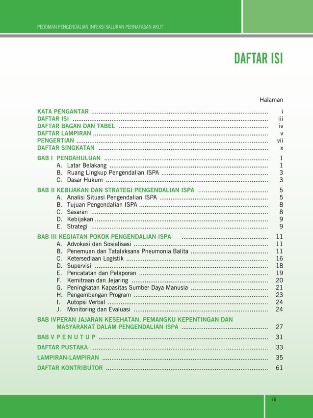Pedoman pengendalian ispa | PDF