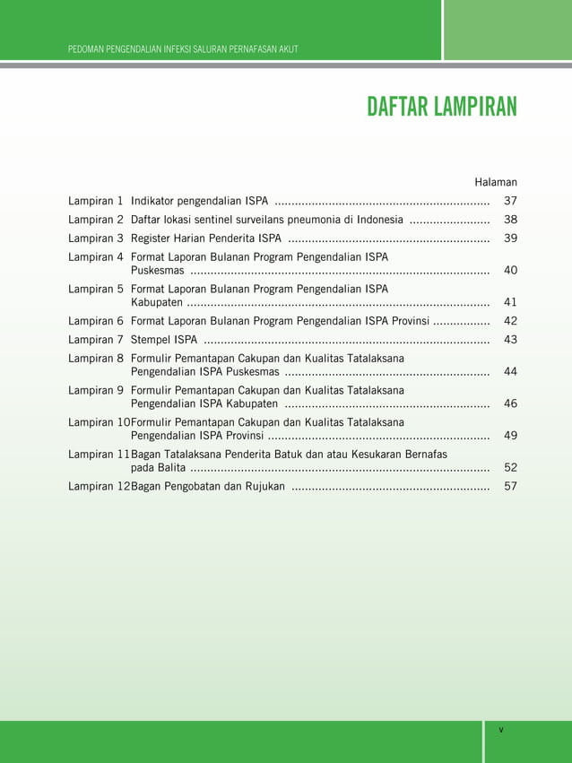 Pedoman pengendalian ispa | PDF