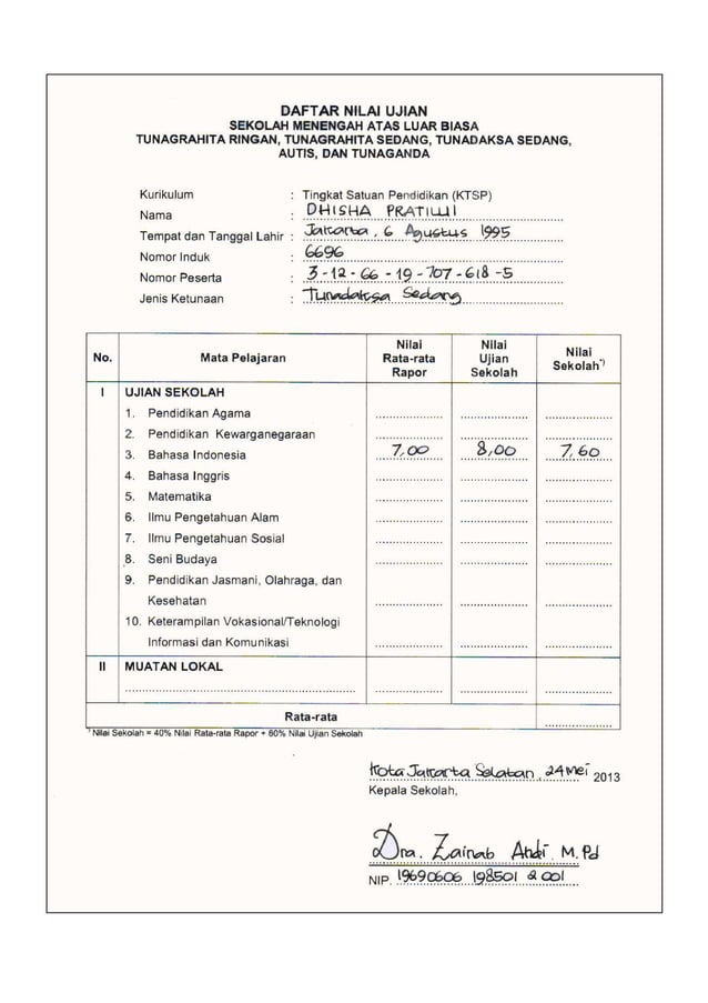 Pedoman pengisian blangko ijazah 2013 | PDF