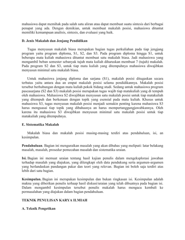 Pedoman penulisan karya ilmiah | PDF