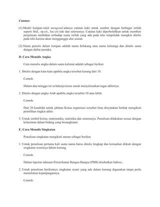 Pedoman penulisan karya ilmiah | PDF