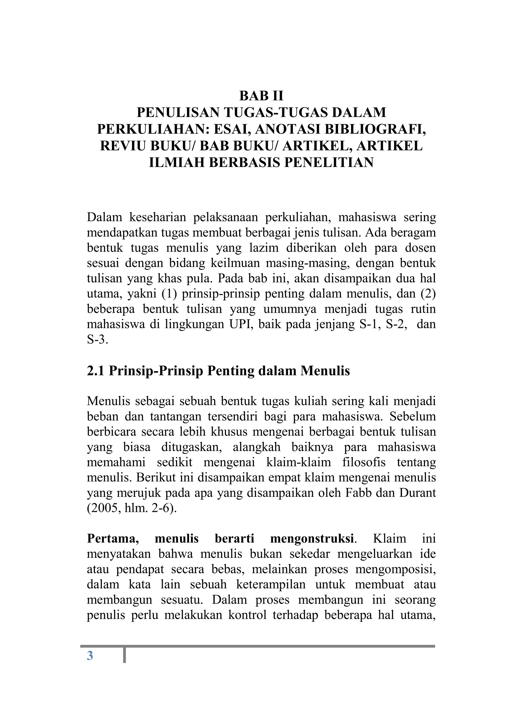 Pedoman penulisan karya ilmiah upi tahun 2014 | PDF