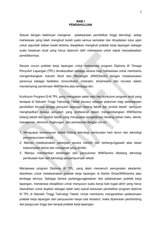 Pedoman penulisan ta d iii tpl | PDF