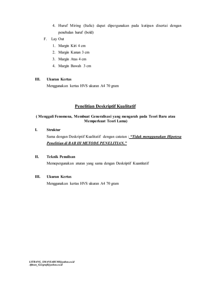 Pedoman Penyusunan Karya Tulis Ilmiah untuk Kelas 12 IPA/ IPS dan BAHASA | DOC