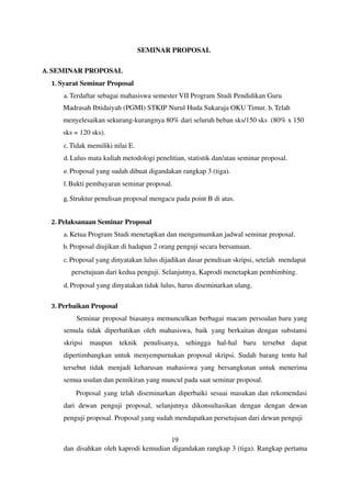 Pedoman penyususnan proposal pgmi | PDF