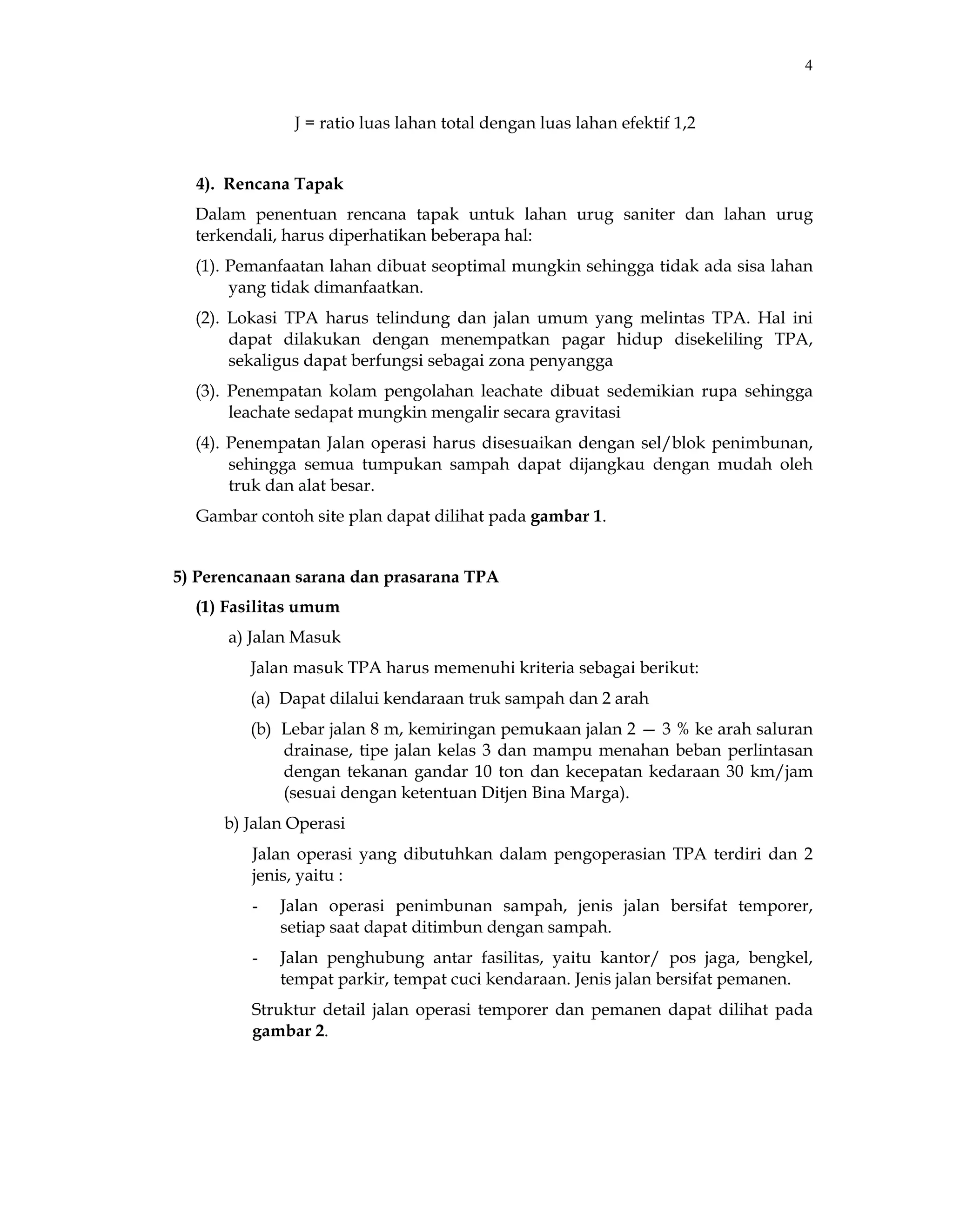 Pedoman perencanaan tpa ( metode sanitary landfill) | PDF