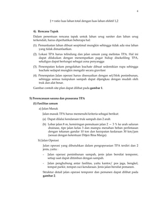 Pedoman perencanaan tpa ( metode sanitary landfill) | PDF