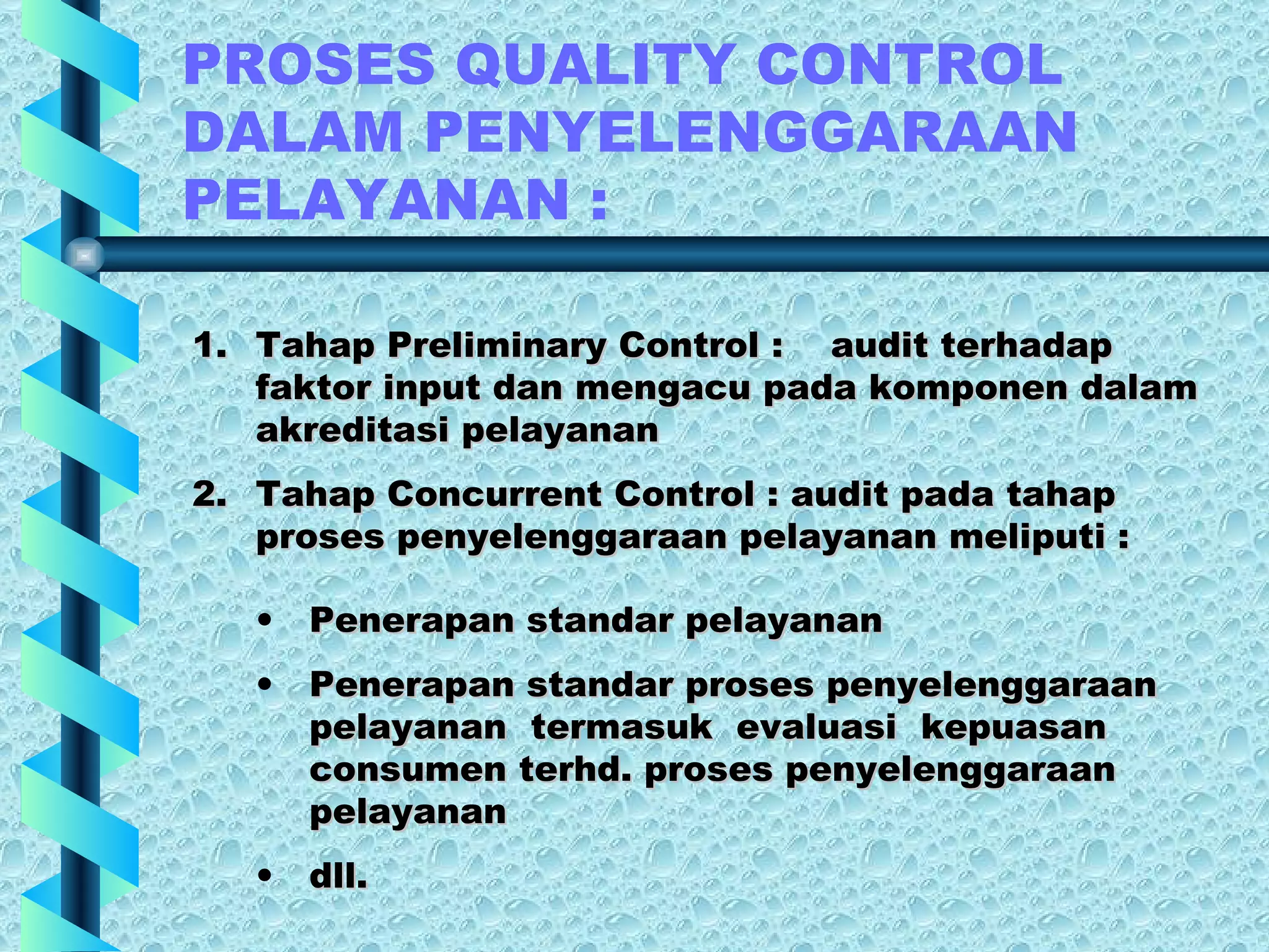 Pedoman quality control | PPT