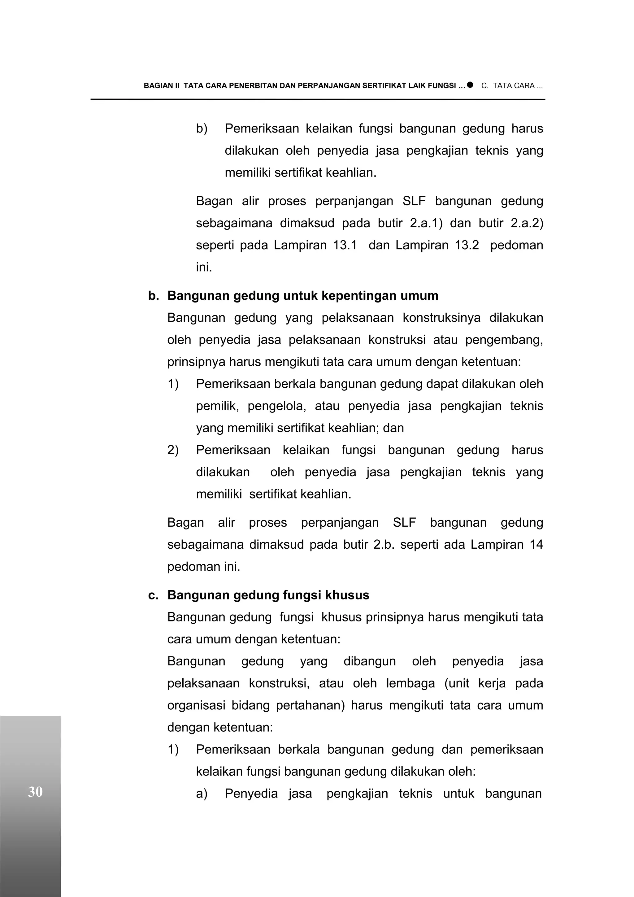 PEDOMAN SERTIFIKAT LAIK FUNGSI BANGUNAN GEDUNG | PDF