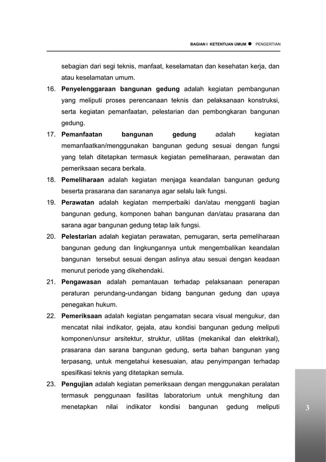PEDOMAN SERTIFIKAT LAIK FUNGSI BANGUNAN GEDUNG | PDF