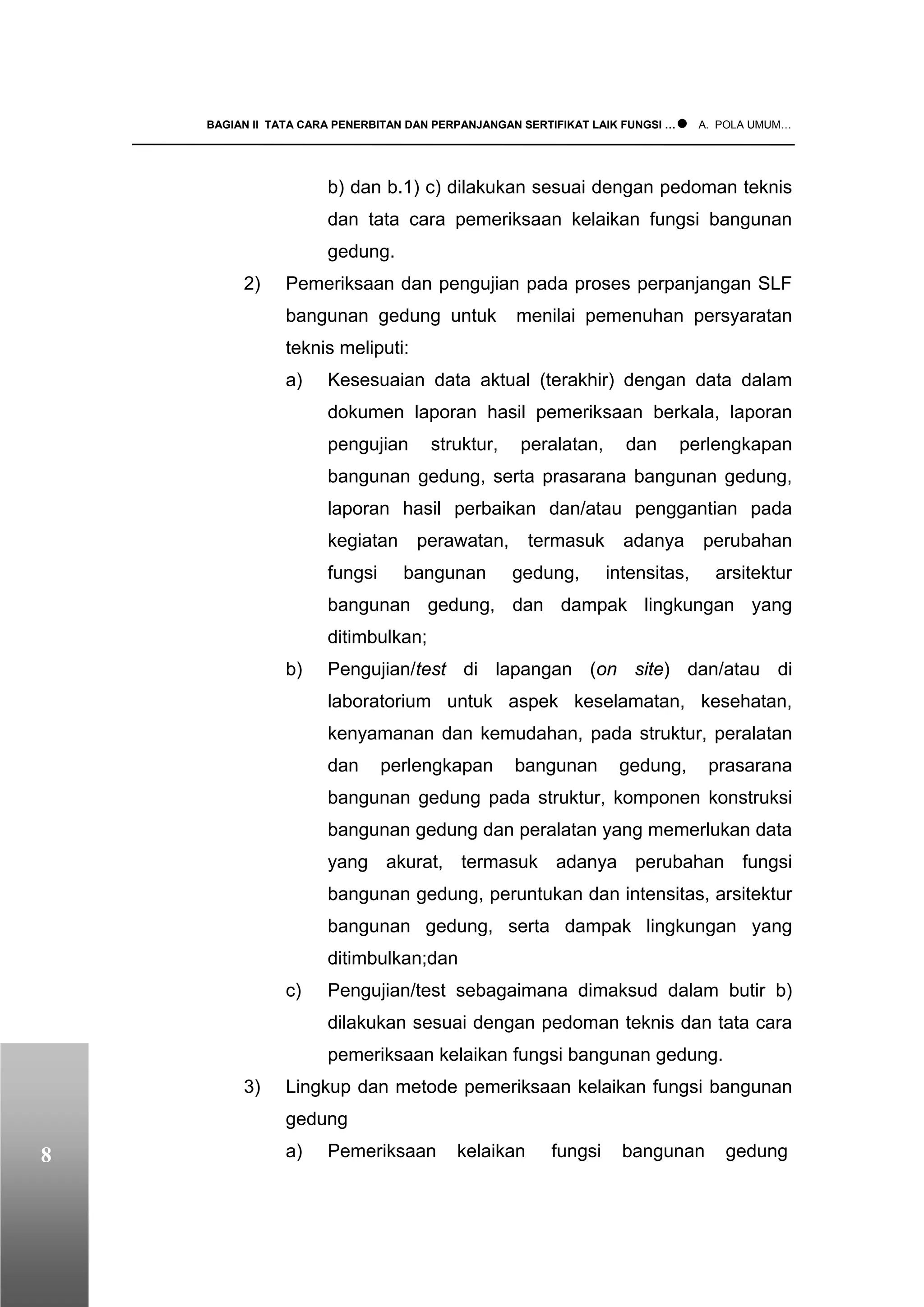 Pedoman sertifikat laik fungsi bangunan gedung | PDF