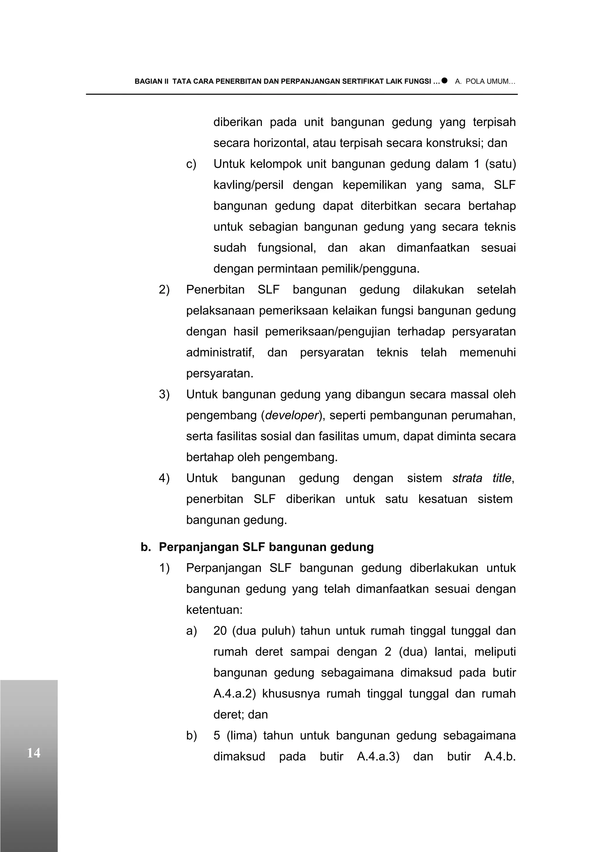Pedoman sertifikat laik fungsi bangunan gedung | PDF