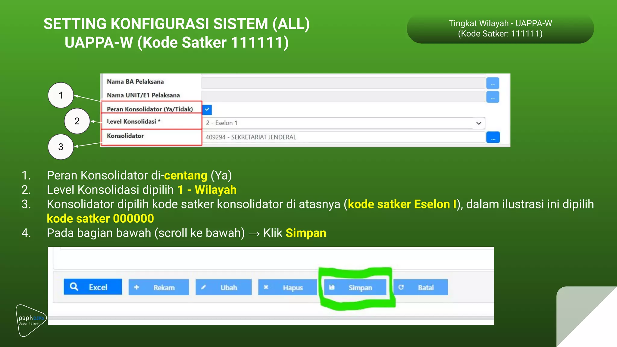 Pedoman Setting Konfigurasi Sistem Satker.pdf