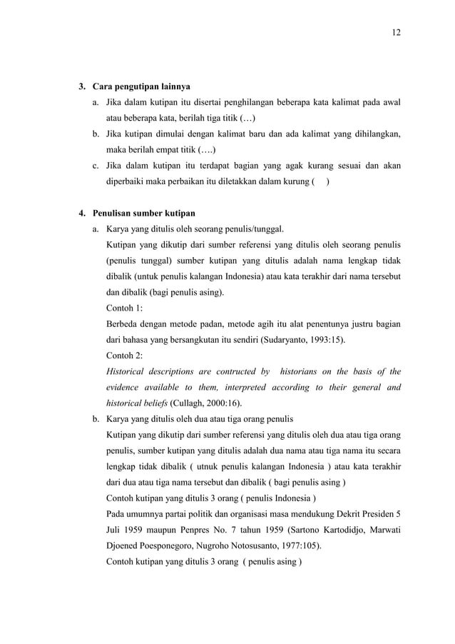 Pedoman Penulisan Karya TA (Tugas Akhir) D3 DKV UNS | PDF