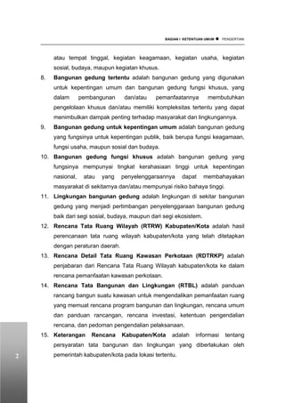 Pedoman teknis imb gedung | PDF