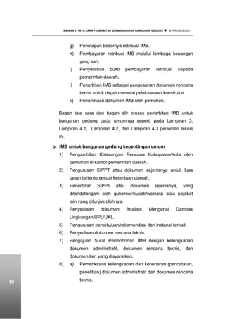 Pedoman teknis imb gedung | PDF