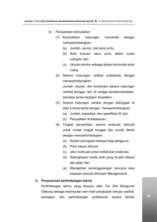 Pedoman teknis imb gedung | PDF