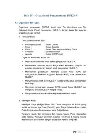 PEDOMAN TEKNIS PENYUSUNAN RUED PROVINSI | DOCX