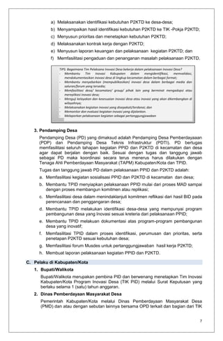 Pedoman teknis tpid | PDF