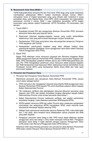 Pedoman teknis tpid | PDF