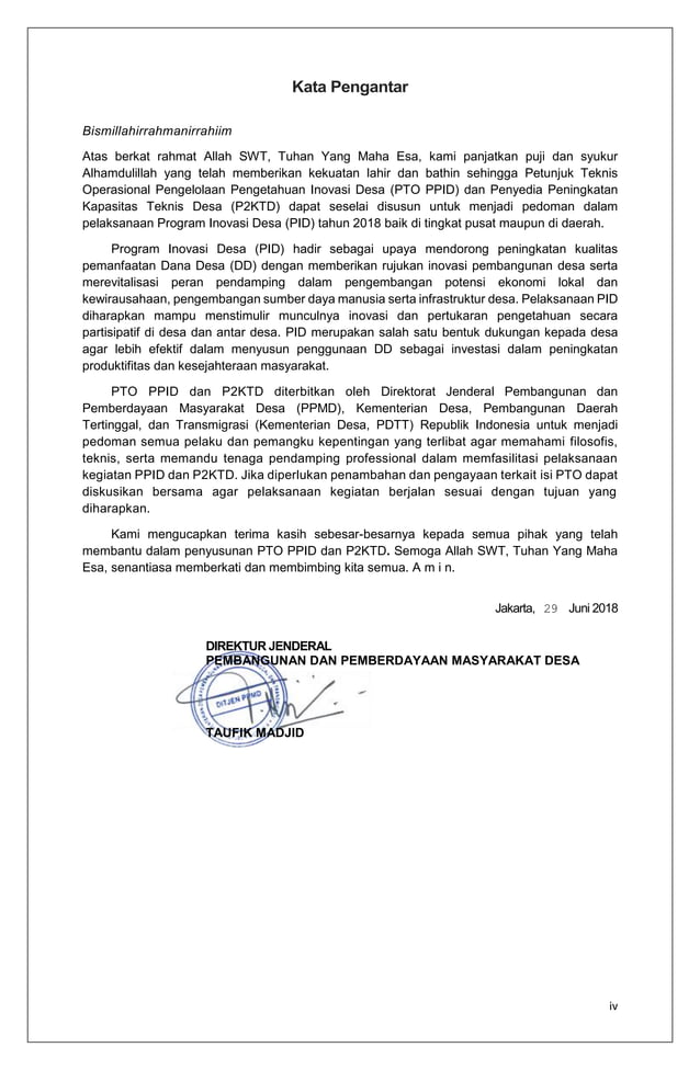 Pedoman teknis tpid | PDF