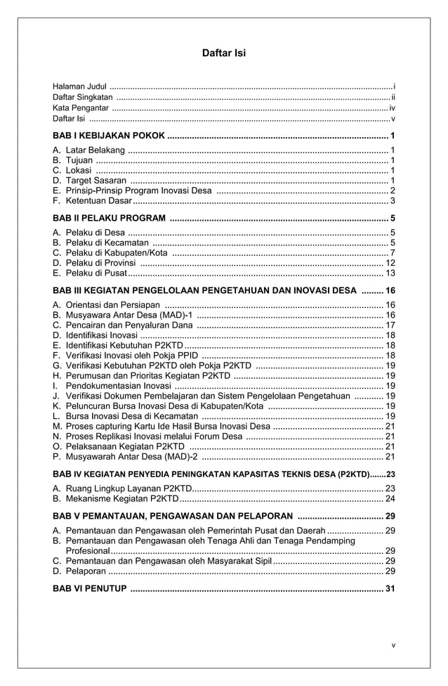 Pedoman teknis tpid | PDF