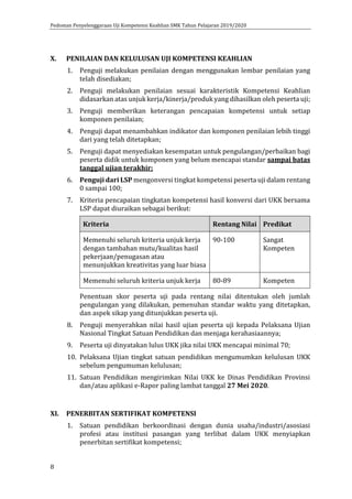 Pedoman ukk 20192020 rev | PDF