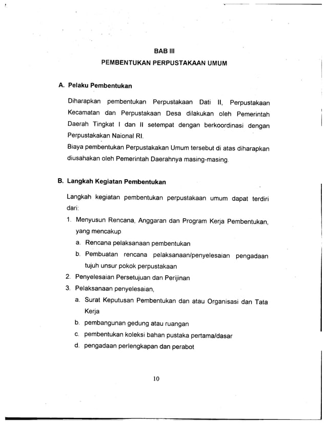 Pedoman umum penyelenggaraan perpustakaan umum | PDF