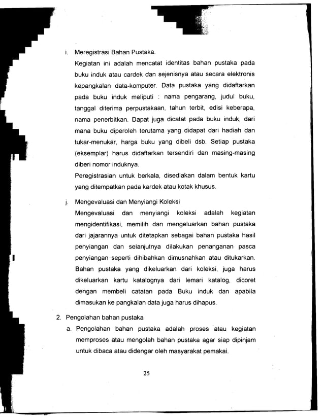 Pedoman umum penyelenggaraan perpustakaan umum | PDF