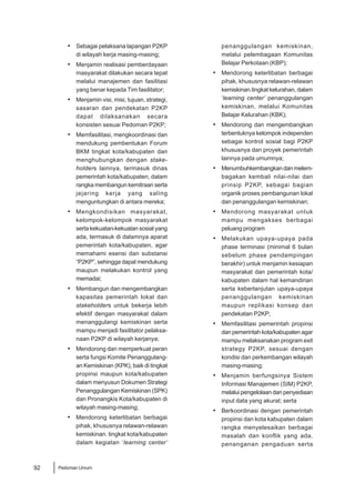 Pedoman umum urban poverty project 2 bab v manajemen proyek | PDF