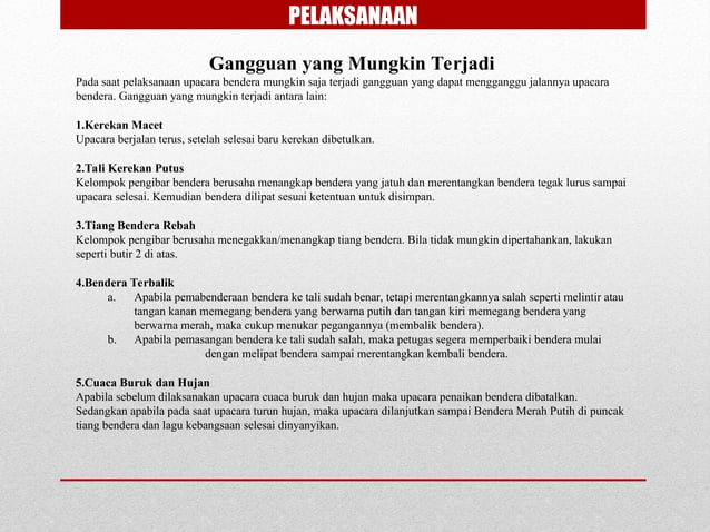 Pedoman Upacara Bendera di Sekolah Kita.ppt