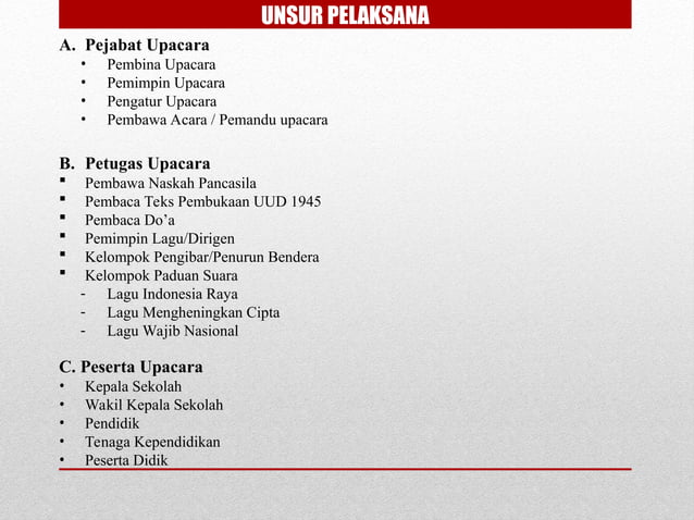 Pedoman Upacara Bendera di Sekolah Kita.ppt