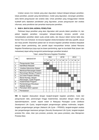 Proposal Usulan Penelitian AMIKOM | PDF