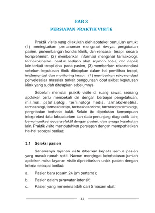 Pedoman Visite Untuk Apoteker | PDF