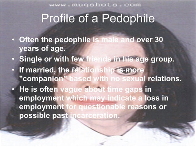 Pedophilia & The Internet | PPT