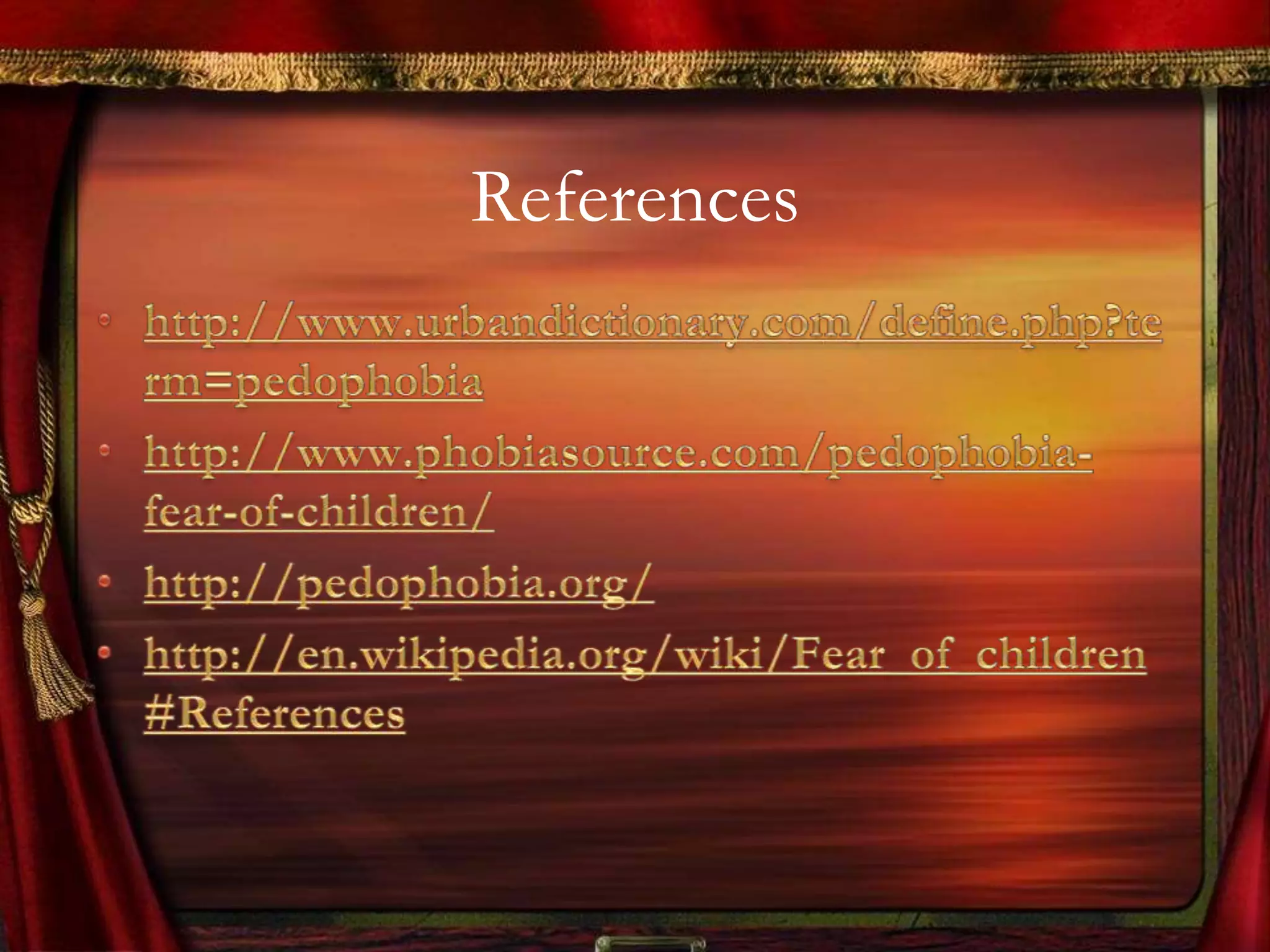 Pedophobia fear of children | PPTX | Medical Health