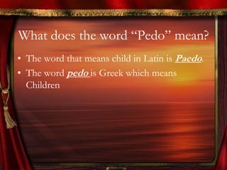 Pedophobia fear of children