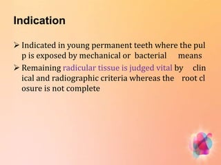 CVEK,S PULPOTOMY | PPTX