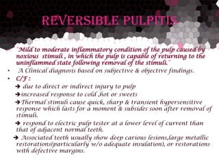 Diagnosis Of Pulpal Pathology In Pedodontics | PPTX
