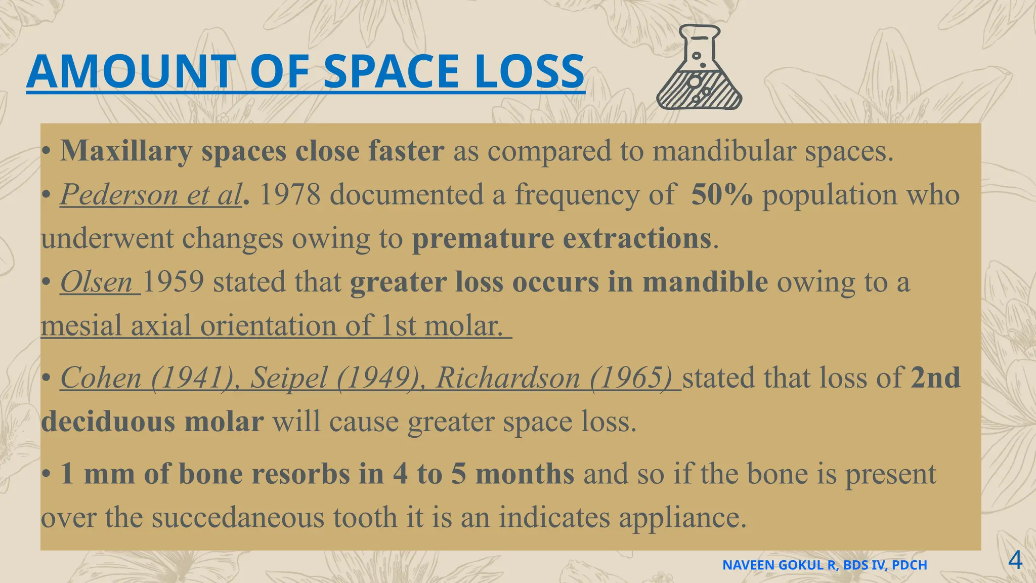 SPACE REGAINERS IN TOOTH LOSS (PEDIATRIC DENTISTRY) | PPTX